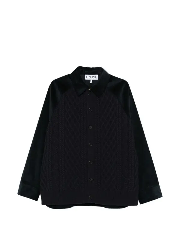 Loewe Knitted Cotton Overshirt - Multicolor