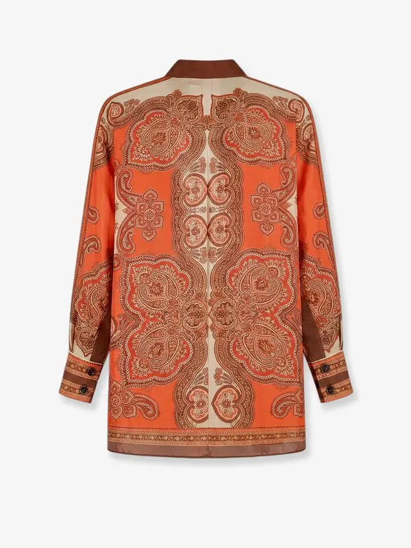 Zimmermann Mahon Dolman Silk Shirt - Multicolor