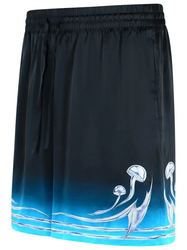 Casablanca Silk Bermuda Shorts