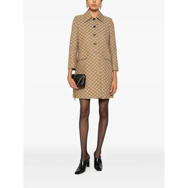 Gucci Neutrals Coats Single Breasted Coats