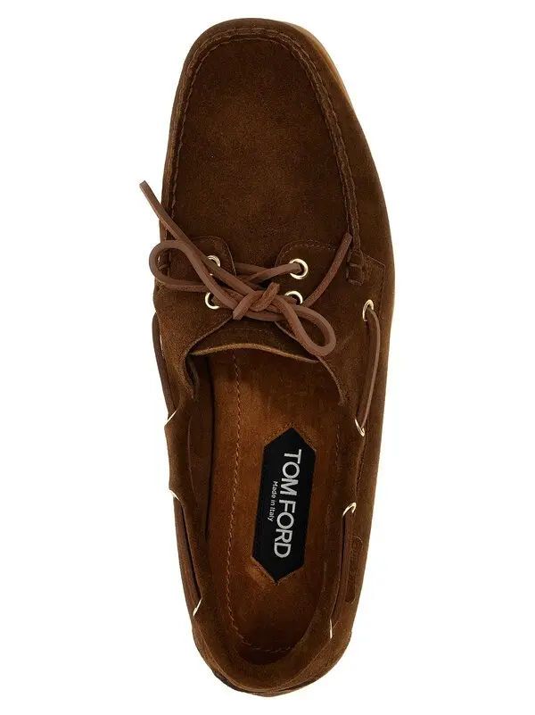 TOM FORD Robin Boat Shoe - Brown