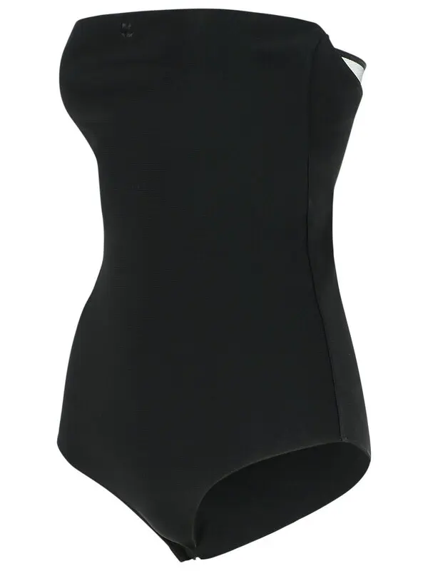 COURREGES Viscose Blend Bodysuit - Black
