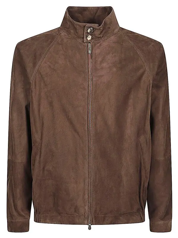Brunello Cucinelli Leather Jacket - Multicolor