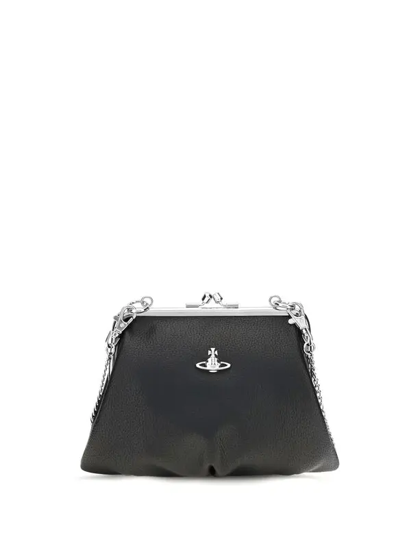 VIVIENNE WESTWOOD Granny Frame Handbag - Black