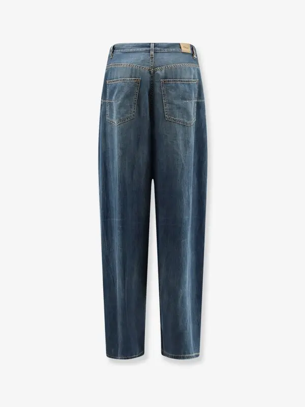 Dior Light Denim Jeans With Vintage Effect