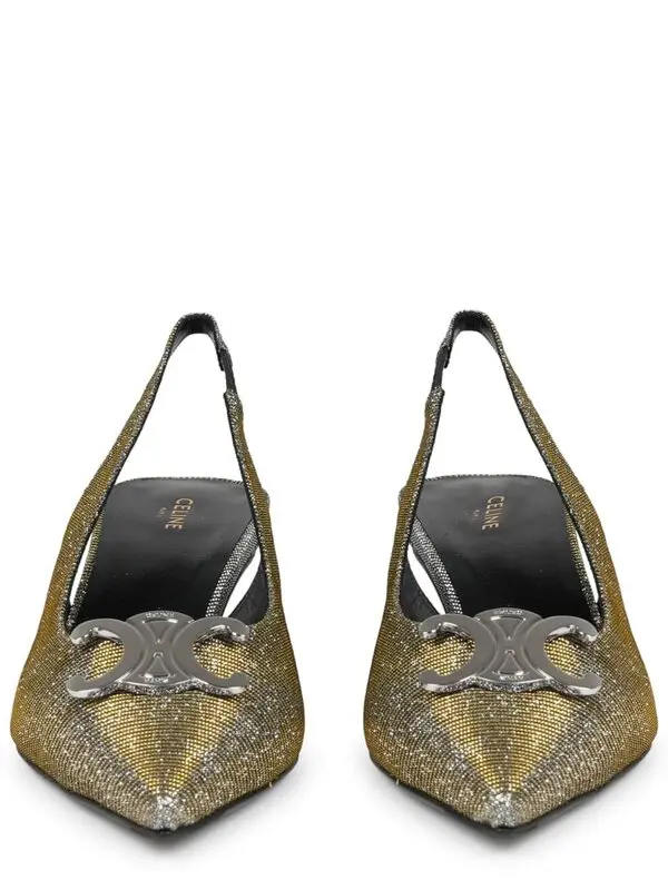 Celine Alma Triomphe Iridescend Slingback 50