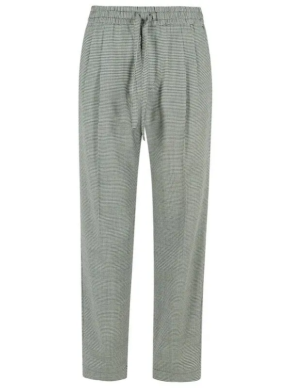 Dolce & Gabbana Two-tone Virgin Wool Trousers