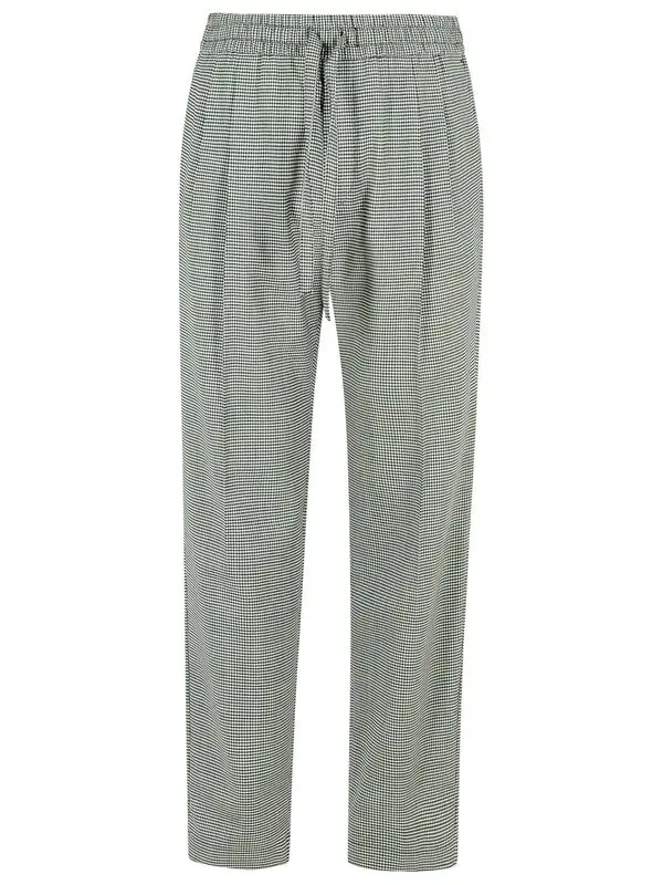 Dolce & Gabbana Two-tone Virgin Wool Trousers - Gray