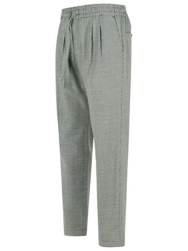 Dolce & Gabbana Two-tone Virgin Wool Trousers - Gray