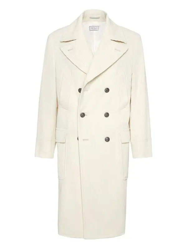 Brunello Cucinelli Cashmere Velvet Coat - Multicolor
