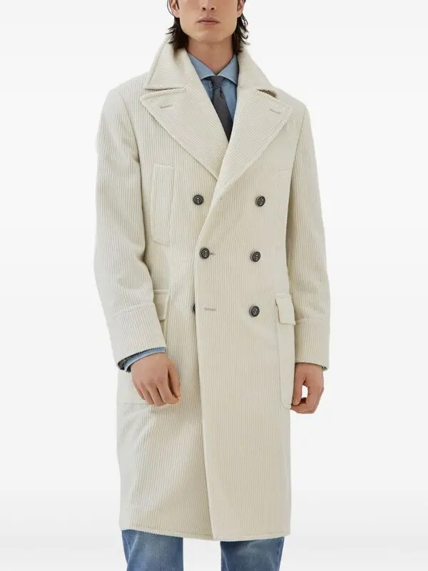 Brunello Cucinelli Cashmere Velvet Coat - Multicolor