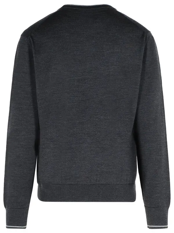 Dolce & Gabbana Grey Virgin Wool Sweater
