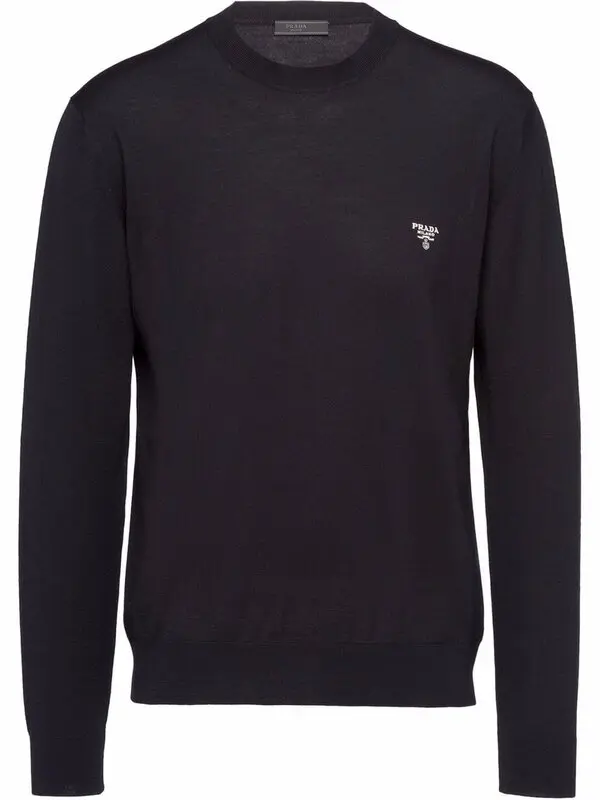 Prada Wool Crewneck Sweater - Multicolor