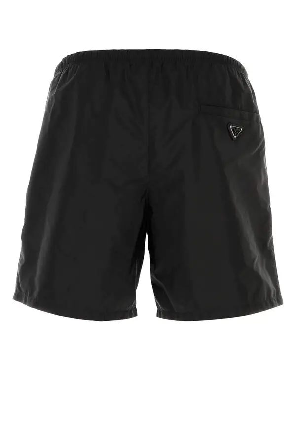 Prada Re-nylon Swimming Shorts - Black