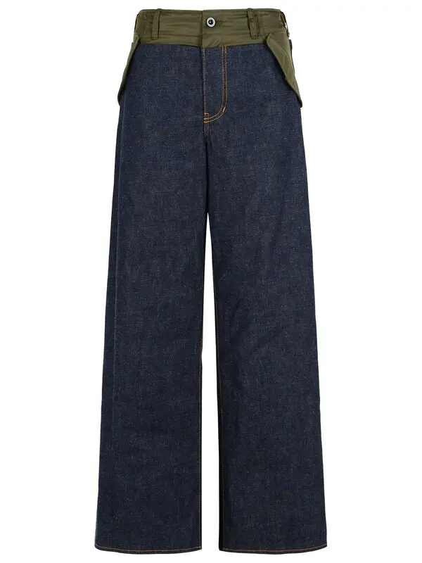Sacai Cotton Jeans - Blue