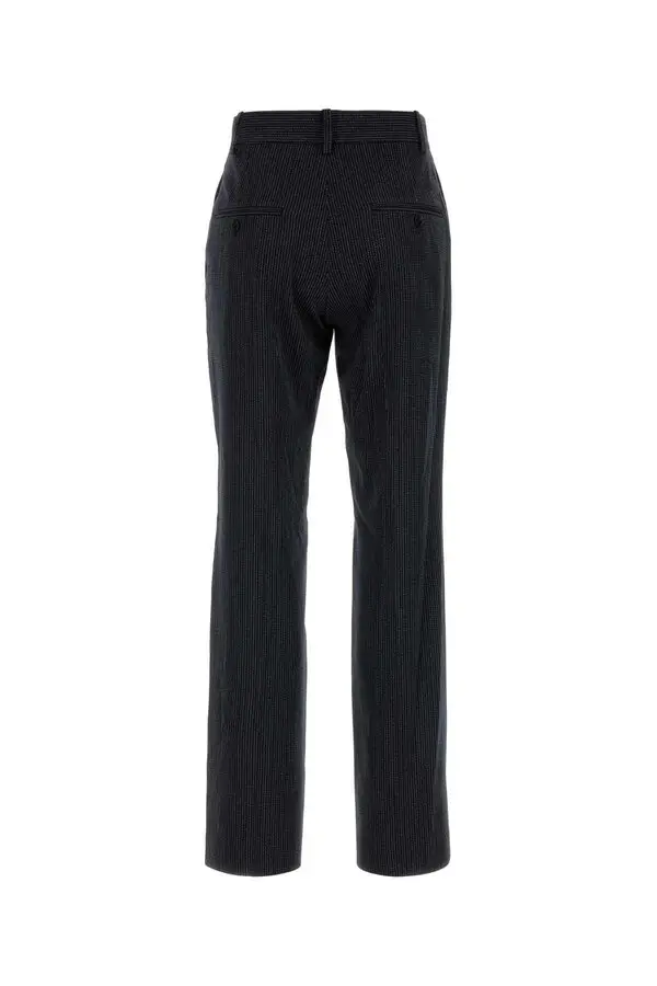 Isabel Marant Étoile Embroidered Stretch Wool Blend Pant