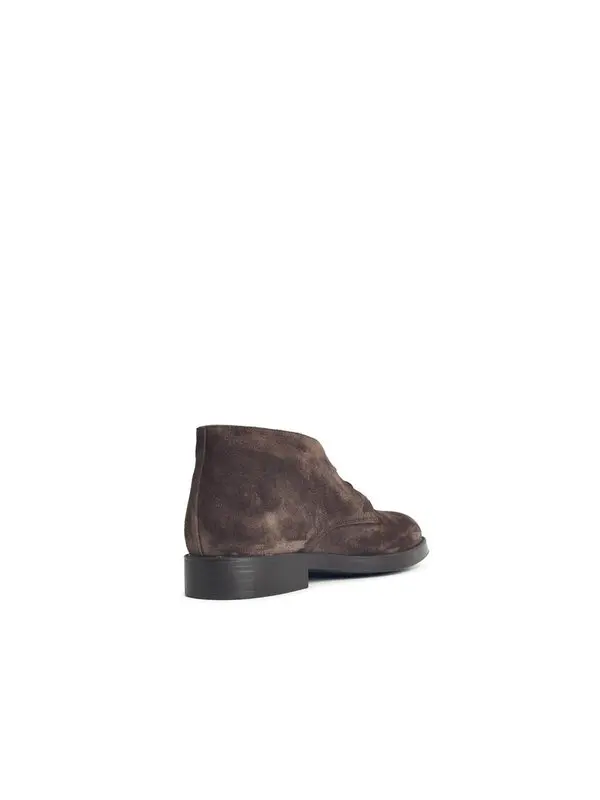 TOD'S Suede Ankle Boots - Brown