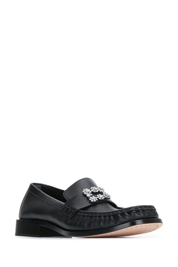 ROGER VIVIER Viv Moc Strass Loafer 25