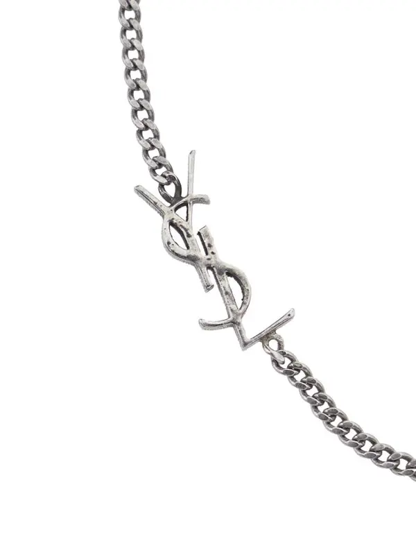 Saint Laurent Opyum Rhinestone Charm Bracelet - Multicolor