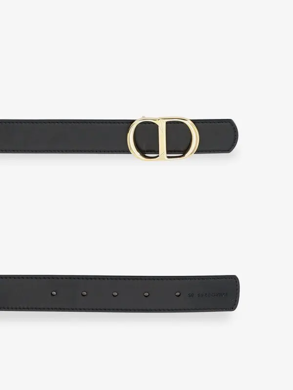 Dior Cd Icon Leather Belt - Multicolor