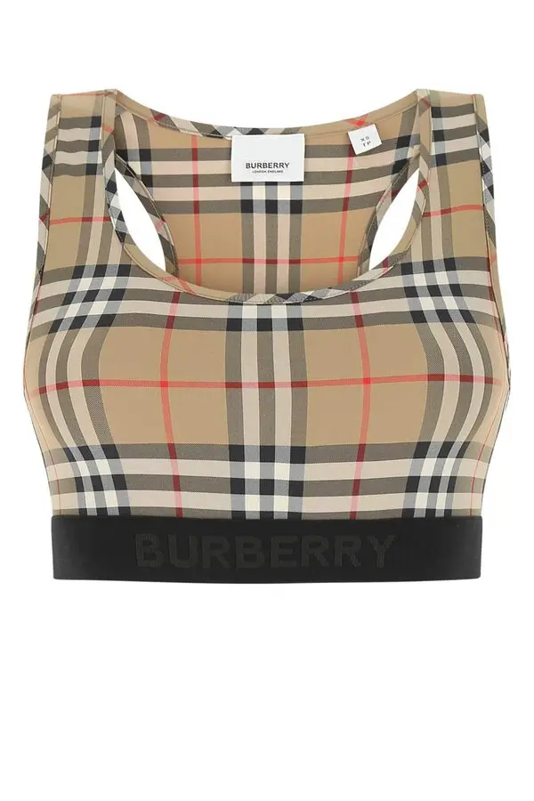 Burberry Printed Stretch Nylon Top