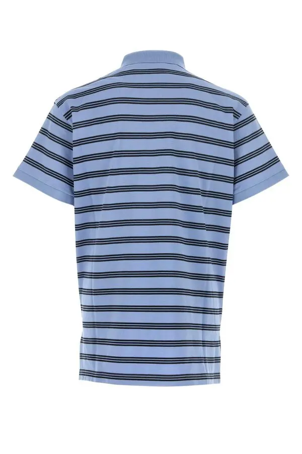 Prada Embroidered Piquet Polo Shirt