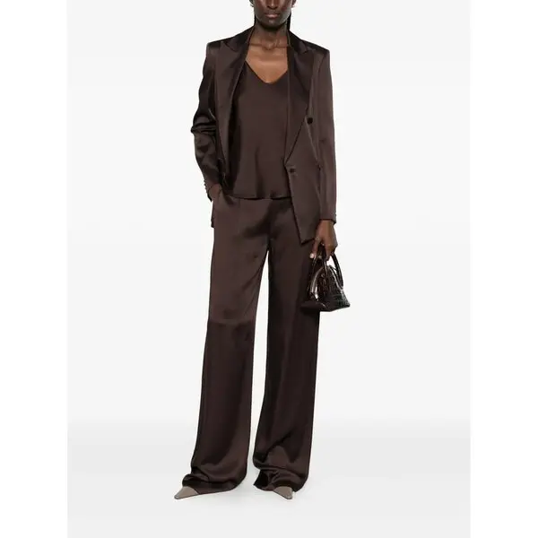 Max Mara Satin Finish Double-breasted Blazer
