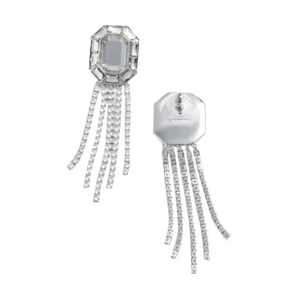 SELF-PORTRAIT Crystal Droplet Earrings