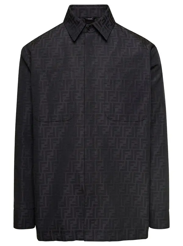 Fendi Overshirt Zucca Jacquard