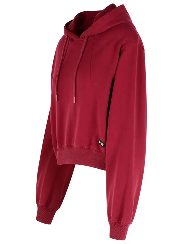 ROTATE BY BIRGER CHRISTENSEN Burgundy Cotton Sweatshirt