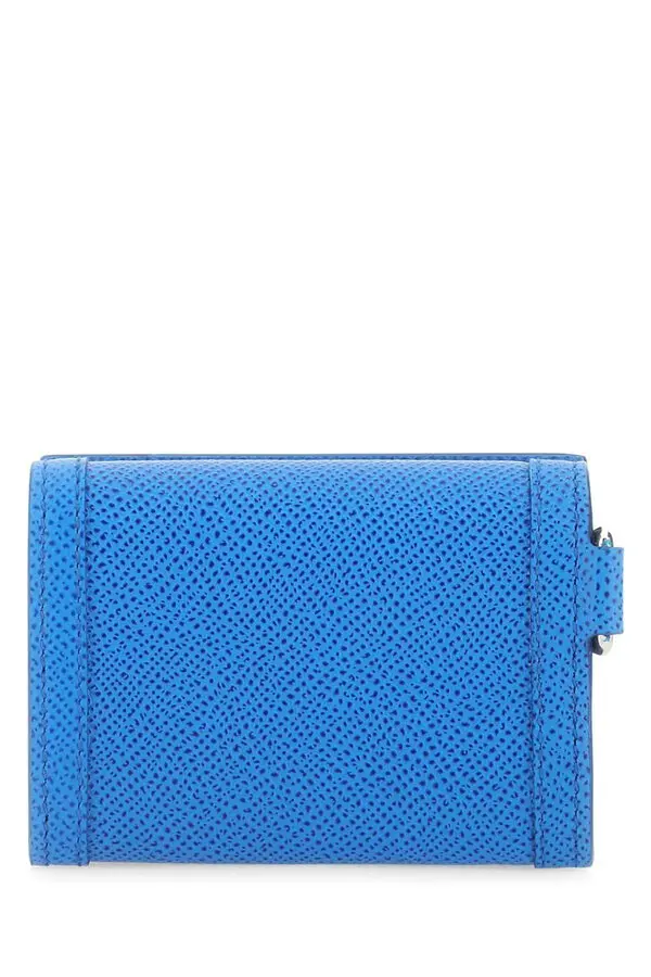 Burberry Turquoise Leather Card Holder