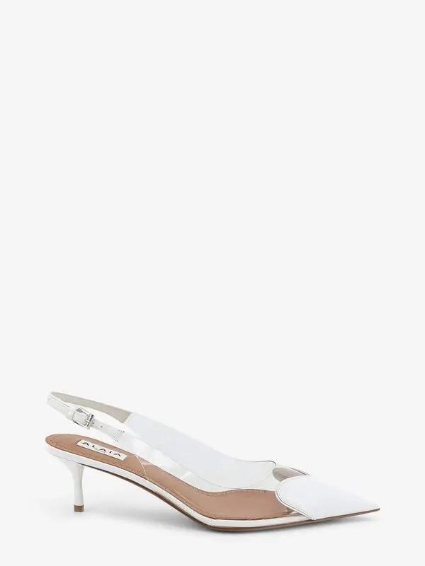 Alaïa Le Coeur Slingback Pvc And Leather Pumps - Multicolor