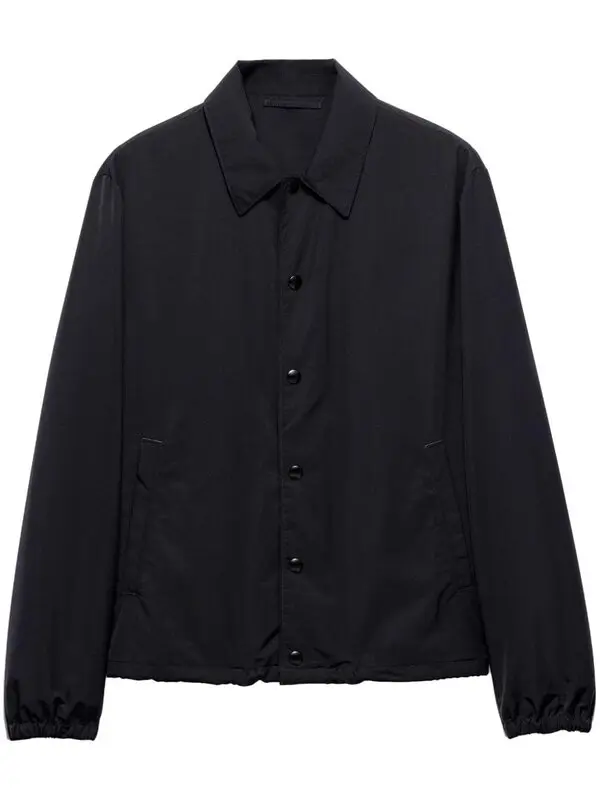Prada Wool Caban Coat - Multicolor