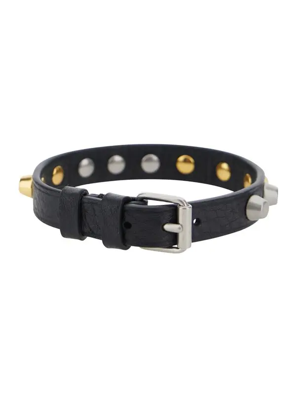 Valentino Garavani Leather Rockstud Bracelet - Multicolor