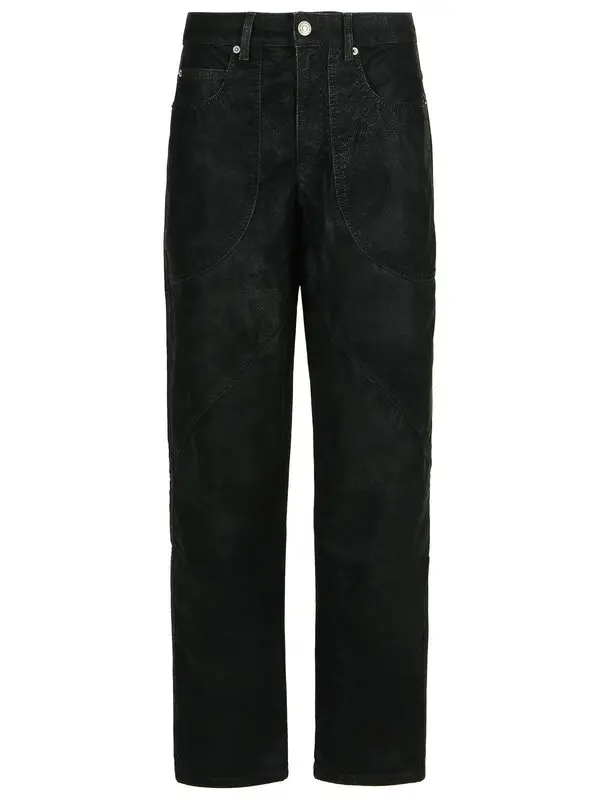Isabel Marant Étoile Kelvina' Faux Leather Pants - Black