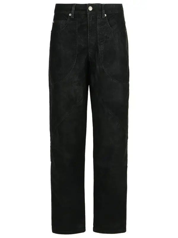 Isabel Marant Étoile Kelvina Faux Leather Pants - Black
