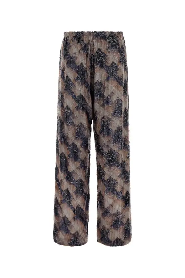 Dries Van Noten Embellished Viscose Puvis Wide-leg Pant - Multicolor