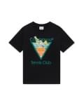 Casablanca Tennis Club Icon Printed Classic T-shirt - Multicolor