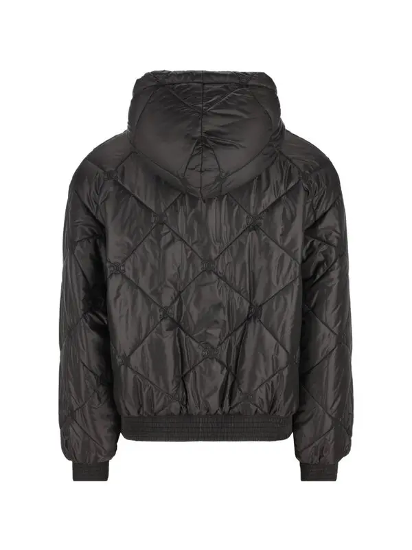 Celine Quilted Nylon Bomber Jacket - Multicolor