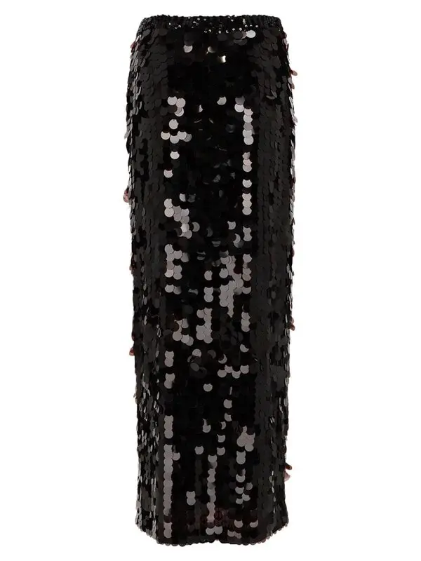P.a.r.o.s.h Sequined Skirt - Brown