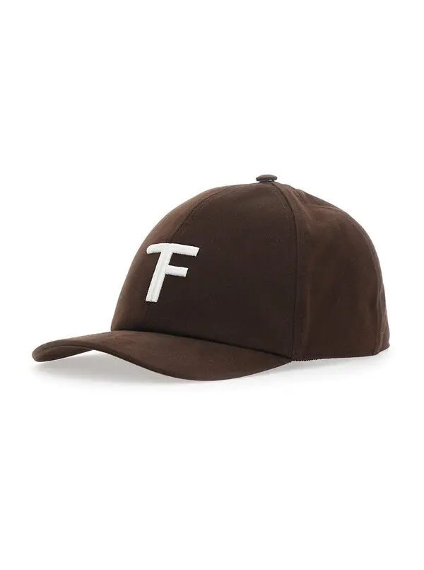 TOM FORD Baseball Cap With Logo On The Front In Cotton For