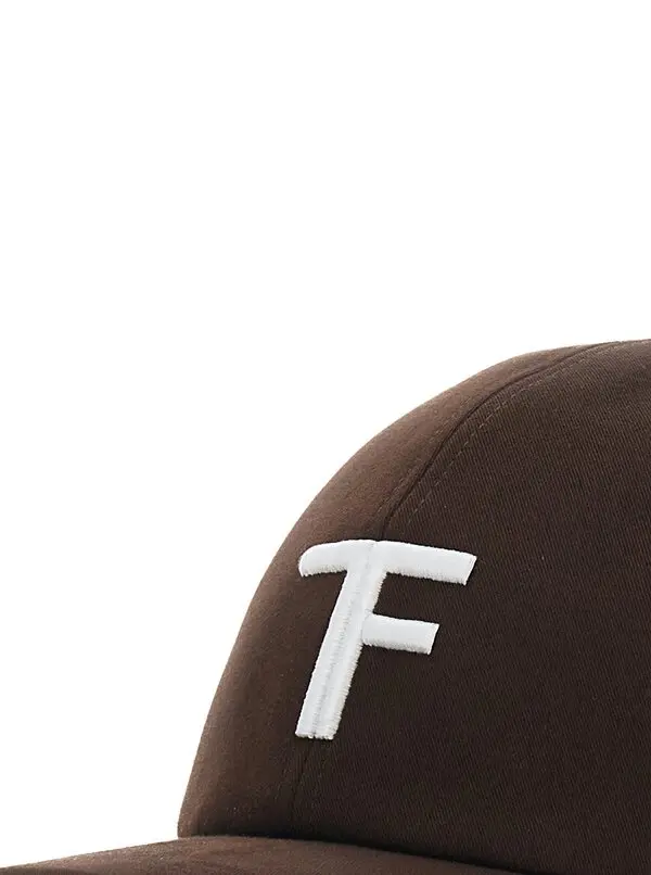 TOM FORD Baseball Cap With Logo On The Front In Cotton For