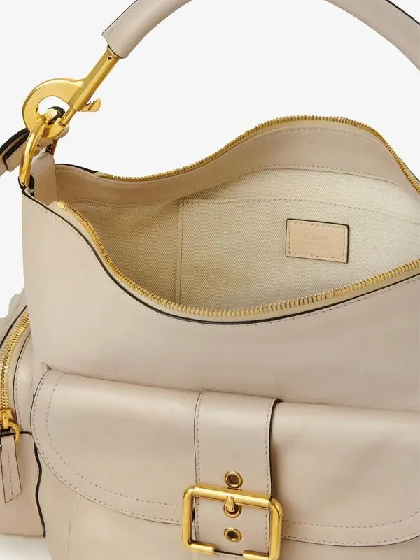 Chloé Medium Double Carry Leather Shoulder Bag
