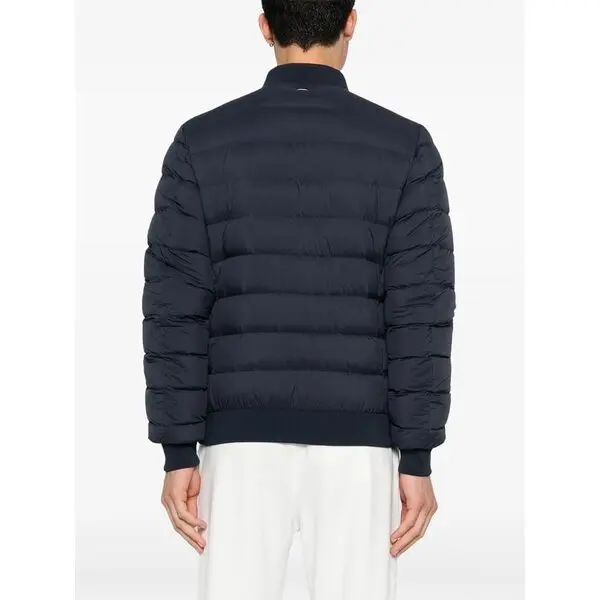 Herno Padded Goose Down Bomber Jacket - Blue
