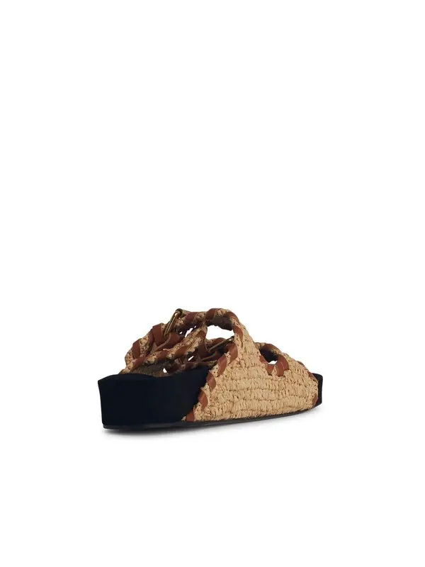 Isabel Marant Étoile Lennyo Palm Slipper - Cream