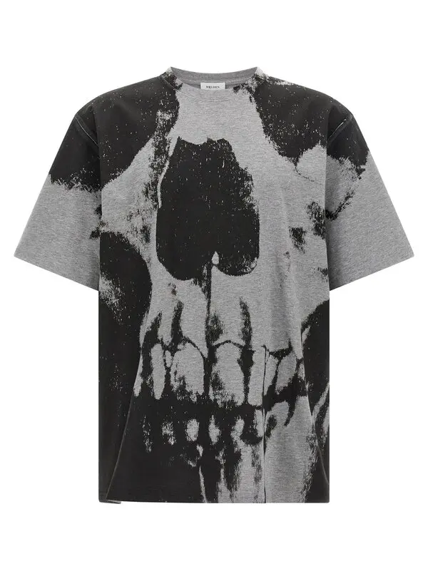 Alexander McQueen Skull' T-shirt - Gray