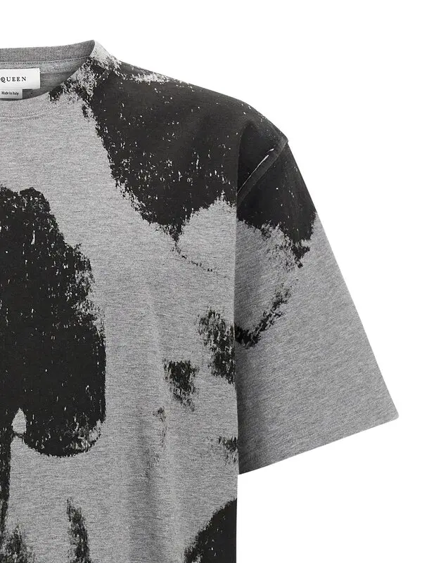 Alexander McQueen Skull' T-shirt - Gray