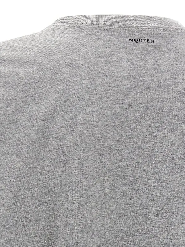 Alexander McQueen Skull' T-shirt - Gray