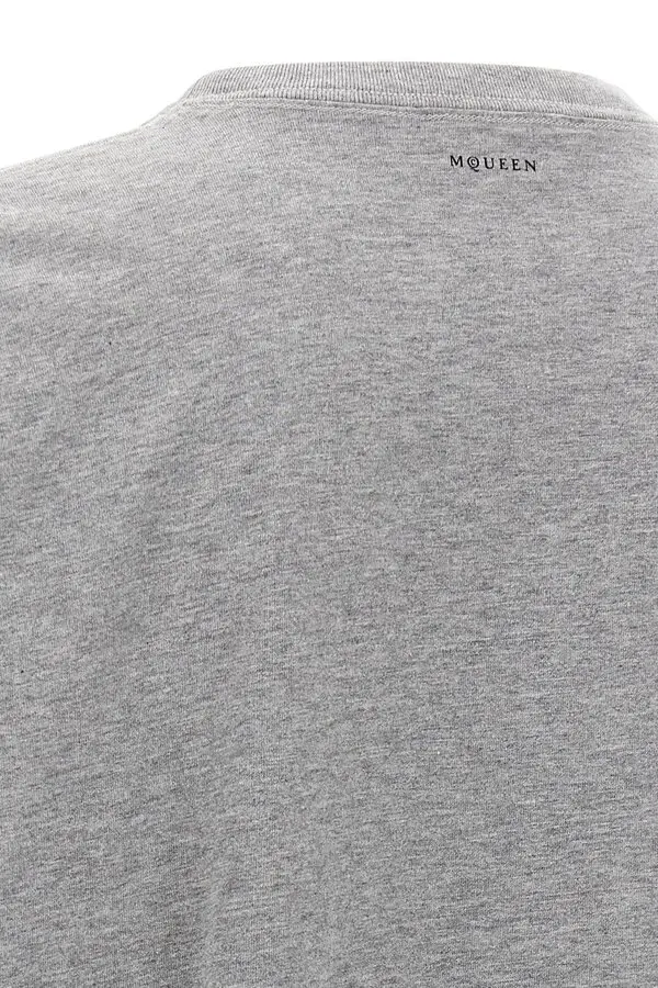 Alexander McQueen Skull' T-shirt - Gray