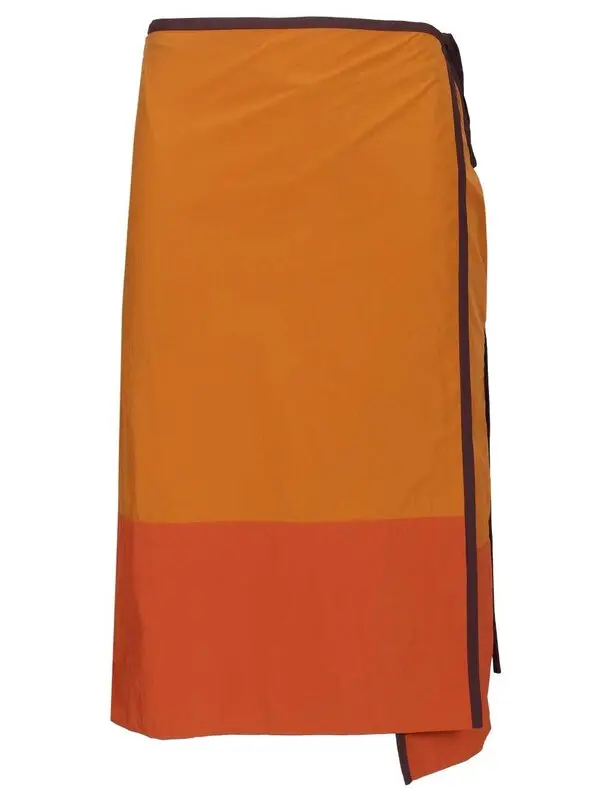 Saint Laurent Nylon Pencil Skirt